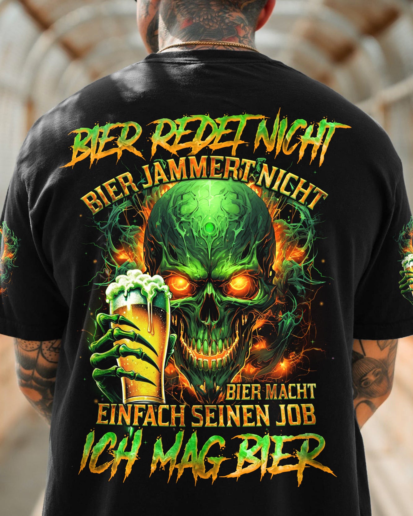 ICH MAG BIER VOLLSTÄNDIGER DRUCK - TYQY0606244 – Schädel Sucht